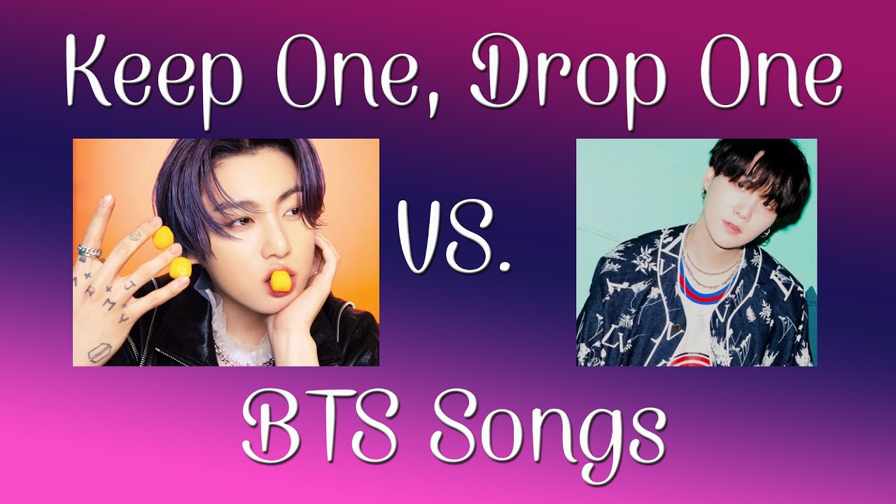 Keep One Drop One ~ BTS Songs - YouTube
