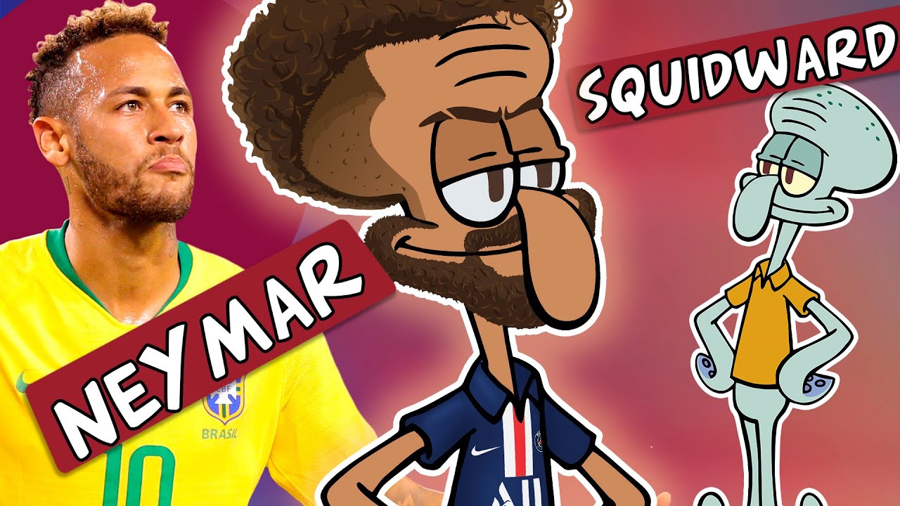 Soccer Players as Spongebob Characters - Pt1 - YouTube