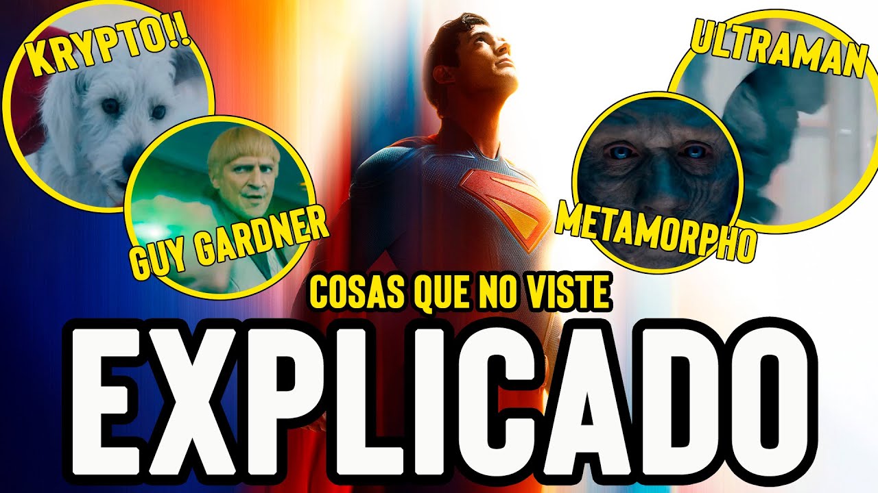 ¡20 COSAS que NO VISTE Trailer SUPERMAN! / ¿ULTRAMAN y CIRCE villanos ...