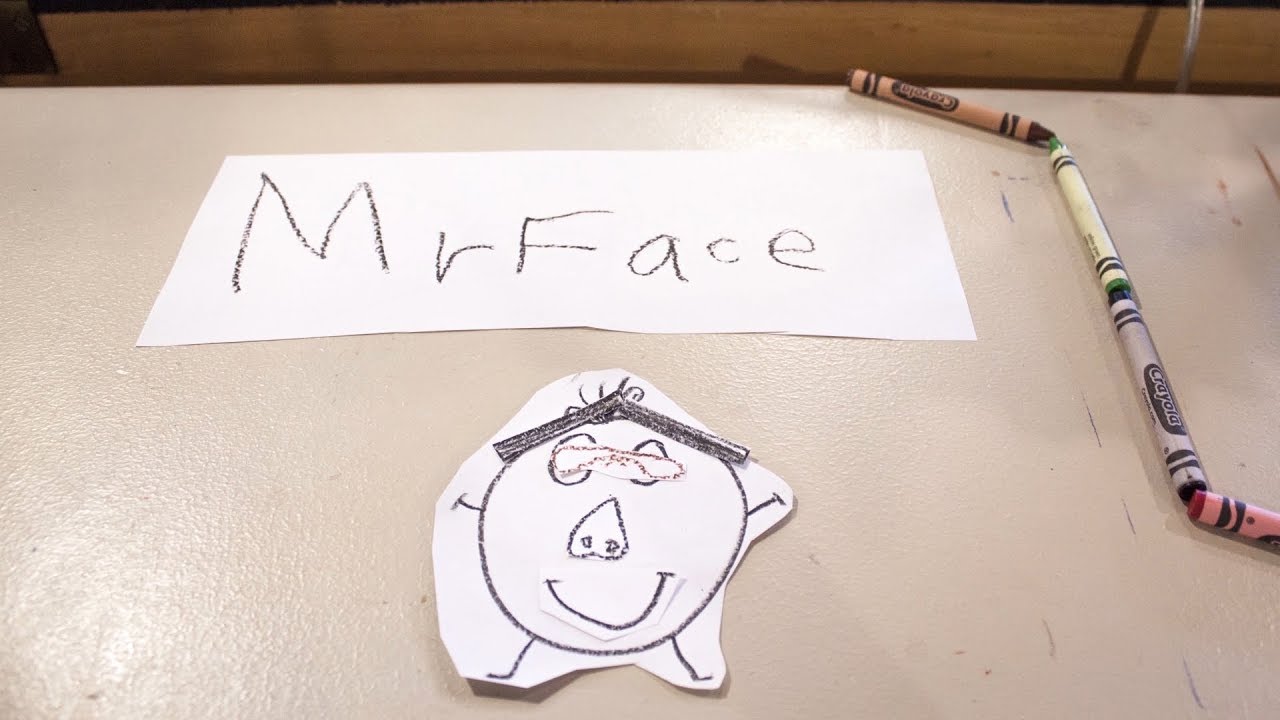 Stop Motion Cutout Animation - "Mr. Face" - YouTube