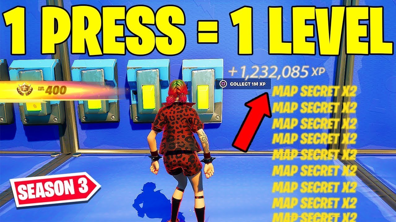 Fortnite Chapter 4 Season 3 XP Glitch 345781 XP MAP - YouTube