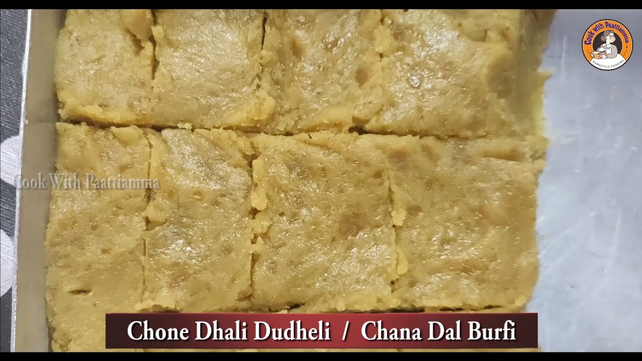 Chana Dal Burfi | Easy 3 step recipe / Chana dhal Burfi / Chone dhali ...