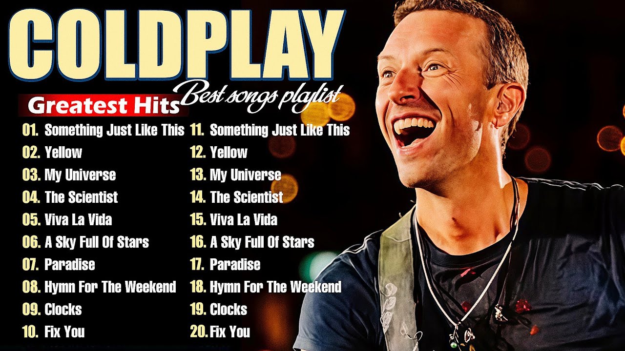 Coldplay Greatest Hits Full Album - Best of Coldplay - Live Concert ...