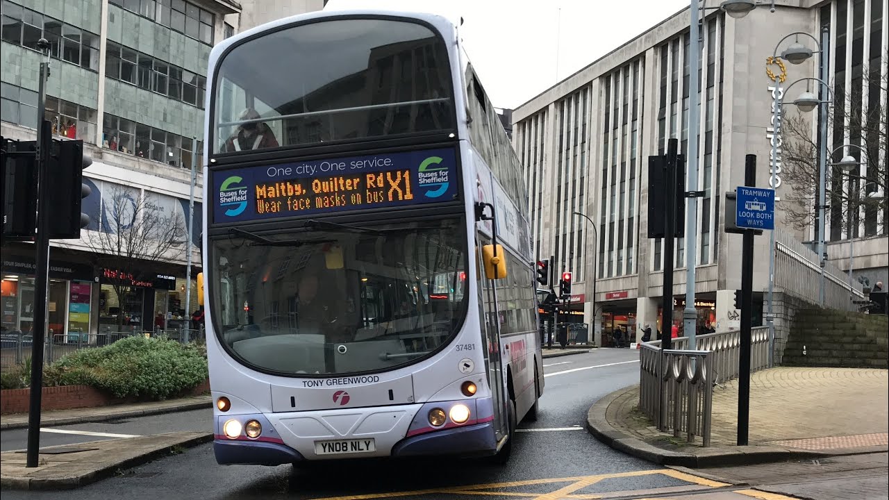 First Sheffield 37481 at Sheffield - YouTube