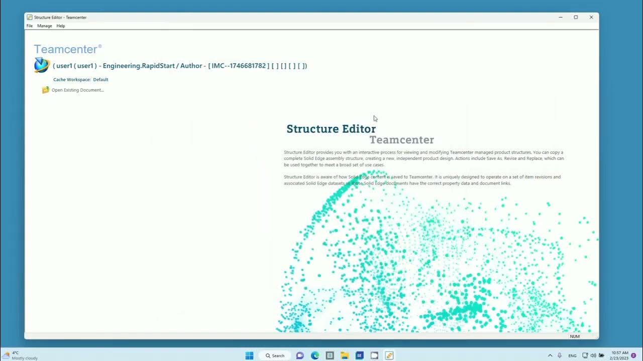 Tipy Teamcenter - Solid Edge Teamcenter Structure Editor - YouTube