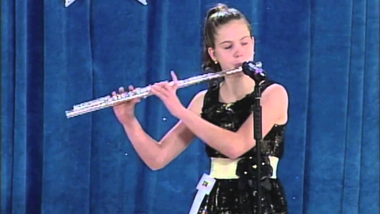 Alexis Performing Flute "Andalouse" at Coed Nationals 2014 - YouTube