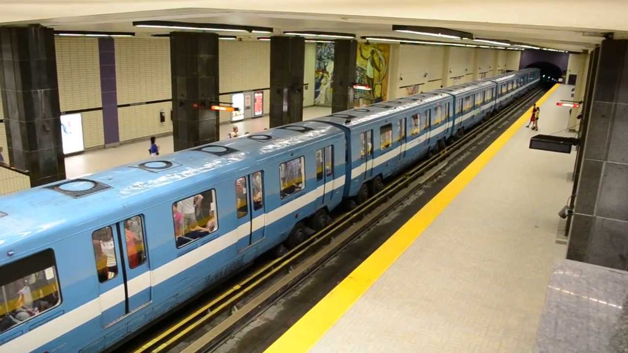 MR-73 METRO ACTION AT SHERBROOKE STATION - MONTREAL - YouTube