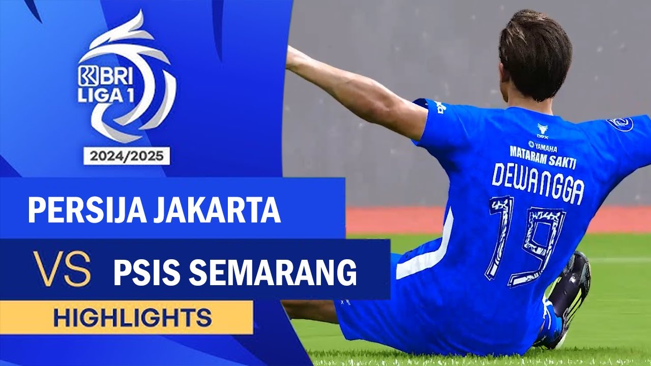 Persija Jakarta VS PSIS Semarang - Highlights | BRI Liga 1 | pes21 ...