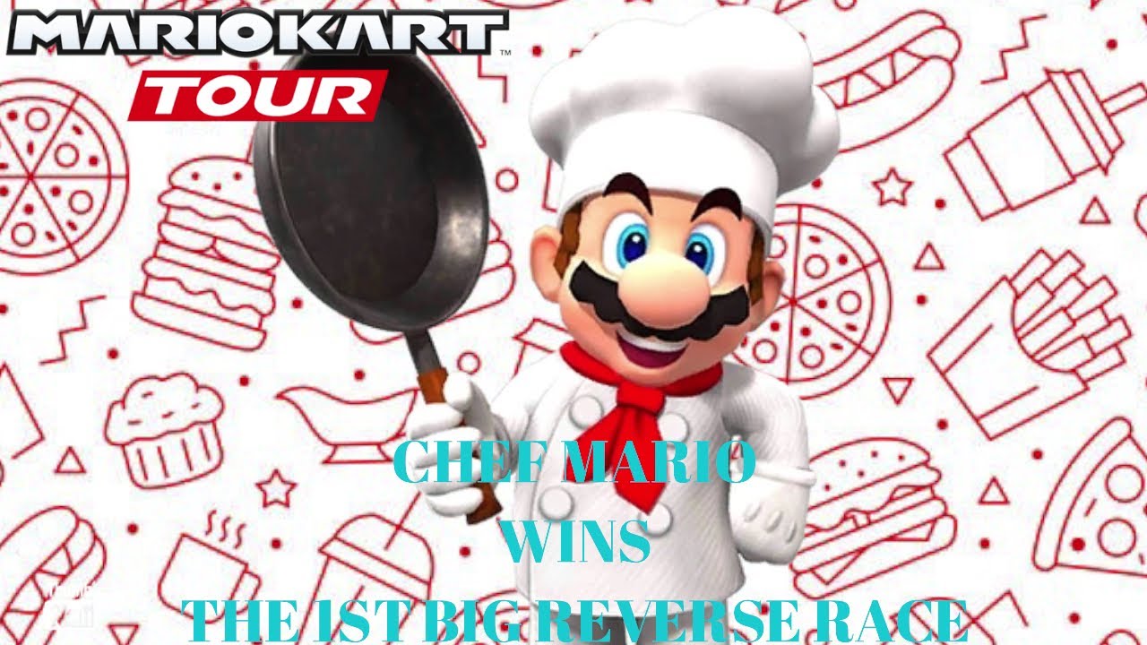Chef Mario Wins The 1st Big Reverse Race - YouTube