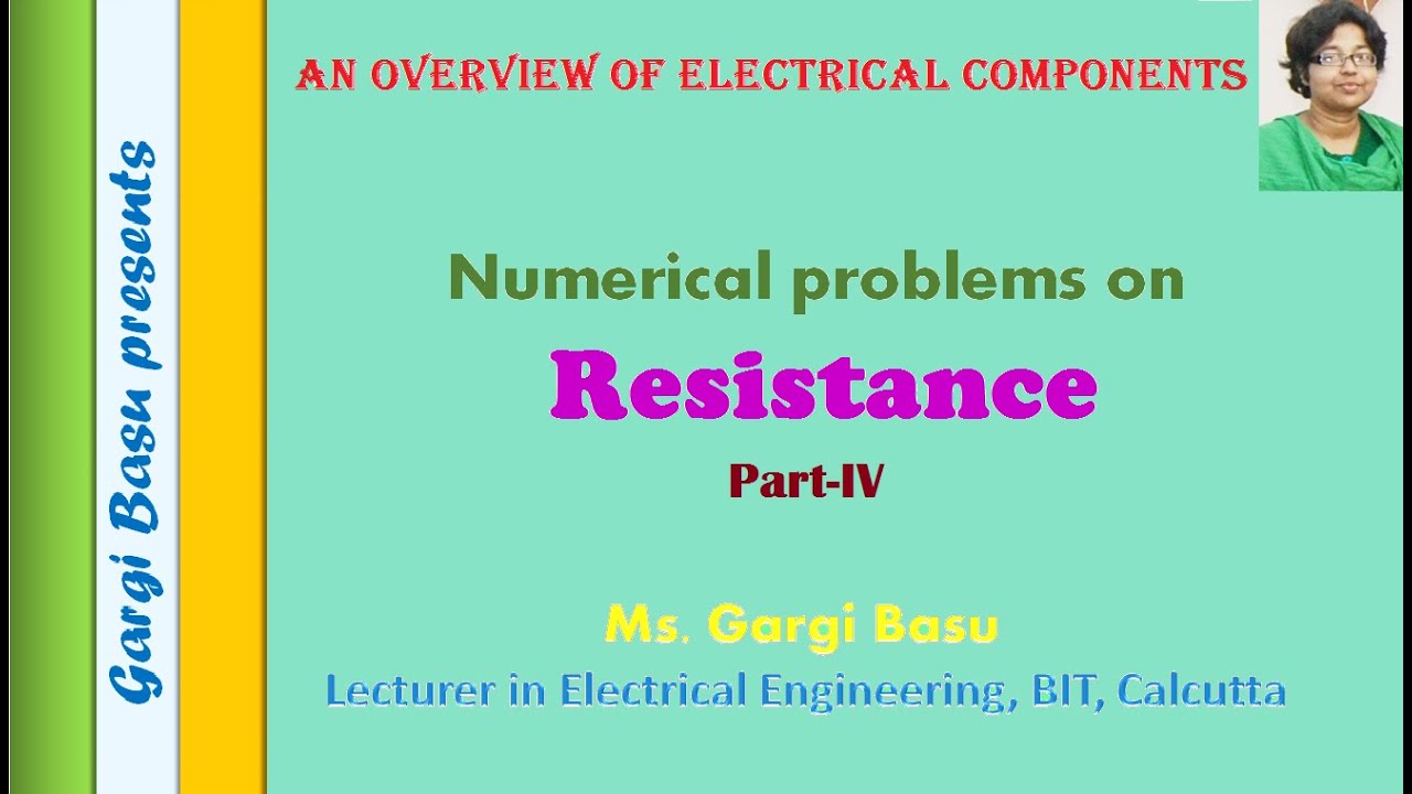 Numerical problems on Resistance Part IV - YouTube