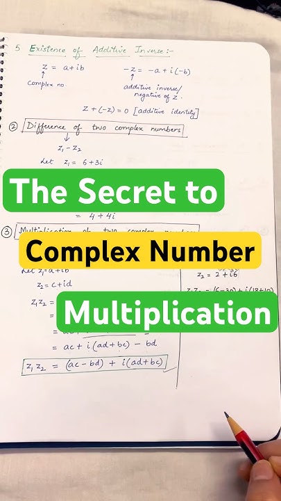 Part-2, Secret to Complex Numbers Multiplication #youtubeshorts #class11maths #complexnumbers ...