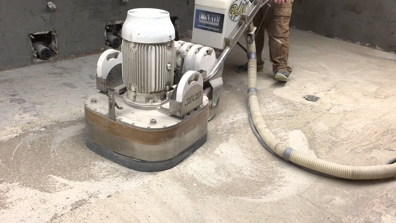 Thinset and epoxy removal with STI #00 Prep Tool and Prep/Master 3030 ...