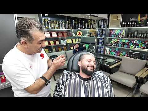 YOUR ASMR SLEEP FRIEND MUNUR ONKAN .HAIR AND BEARD TRIMMING, HESD MASSAGE AND SKIN CARE