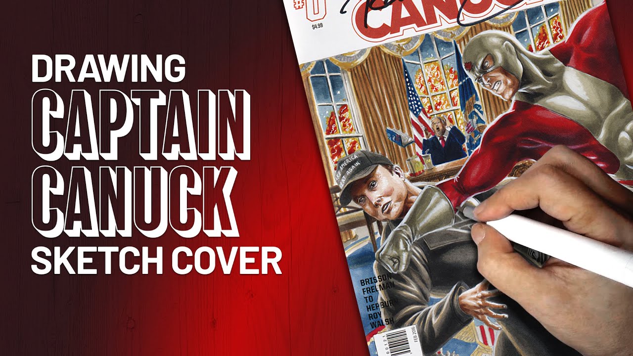Exclusive Captain Canuck Sketch Cover Featuring Elon Musk - Signed by ...