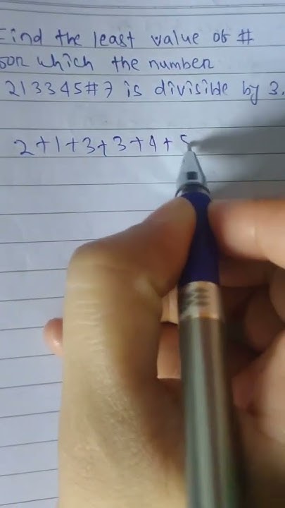 how to check a number is divisible by 3 or not#numbers #question #maths ...