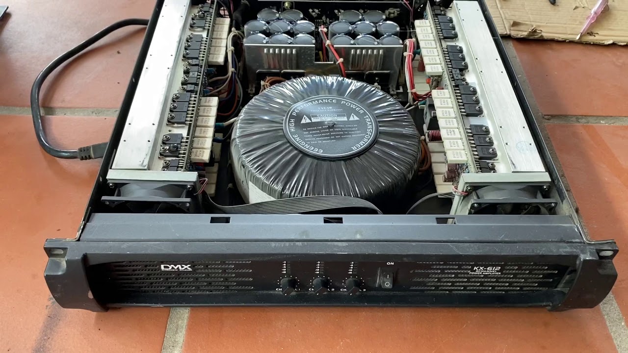 đẩy 3 kênh DMX-kx-612 thương hiệu italy - YouTube