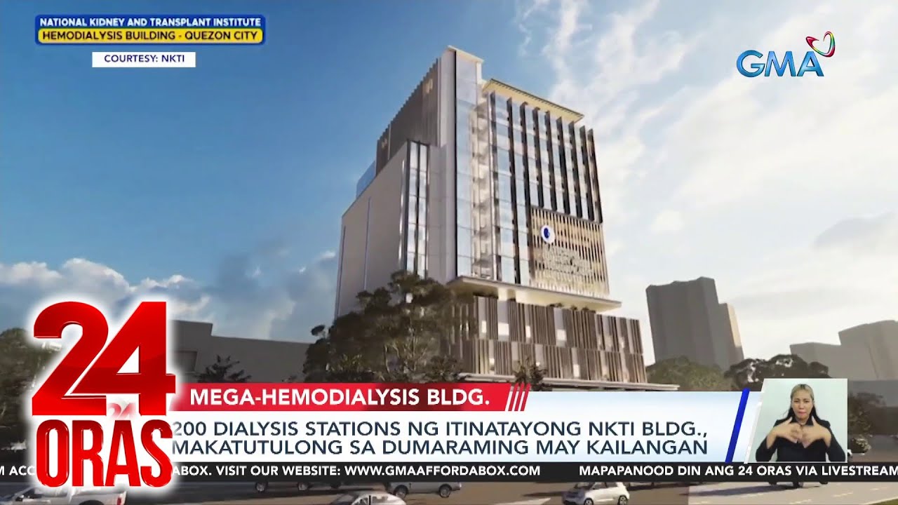 200 dialysis stations ng itinatayong NKTI bldg., makatutulong sa ...