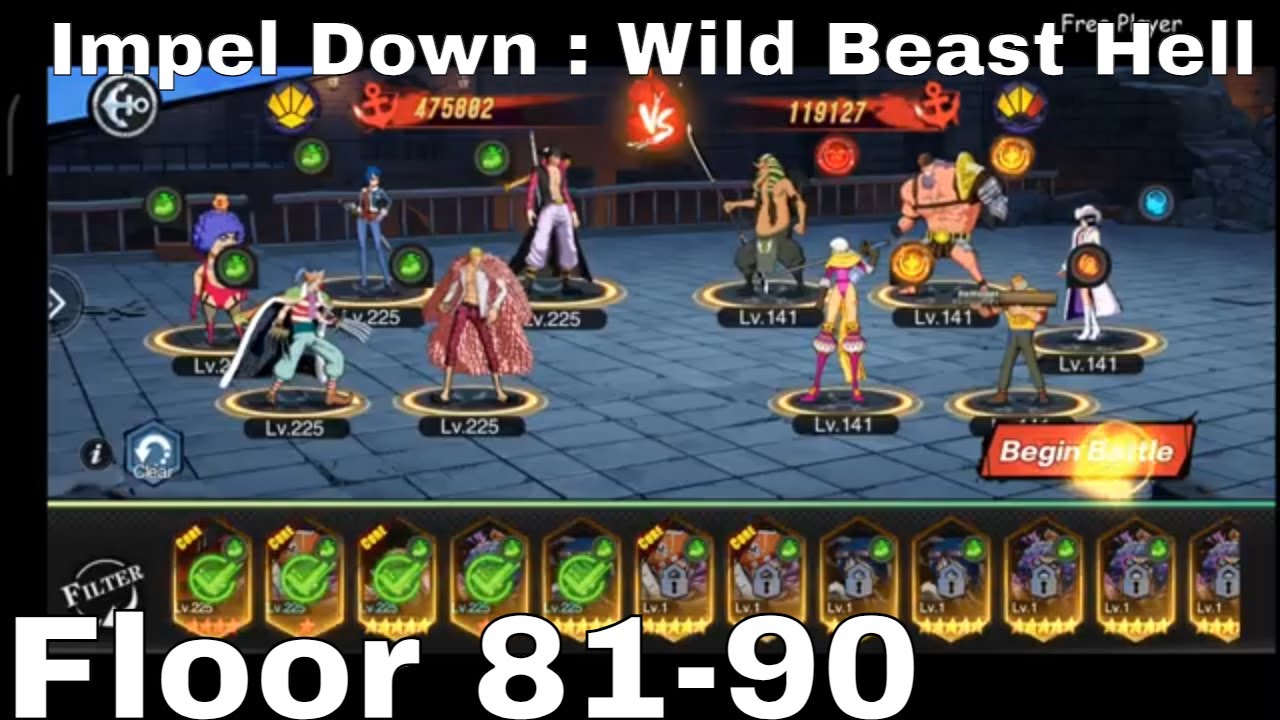 Impel Down : Wild Beast Hell Floor 81-90 New World: Vigour Voyage | One ...