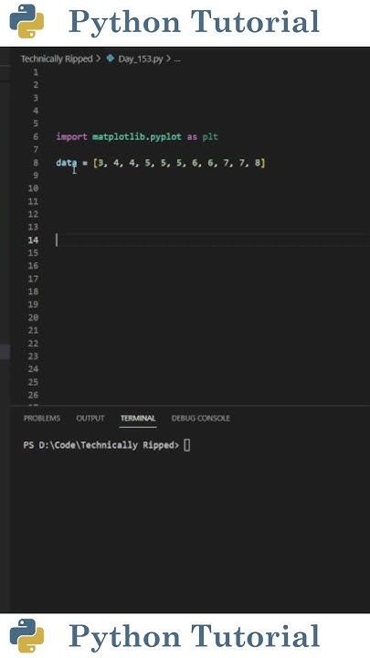 Creating A Histogram In Python | Python Tutorial - YouTube