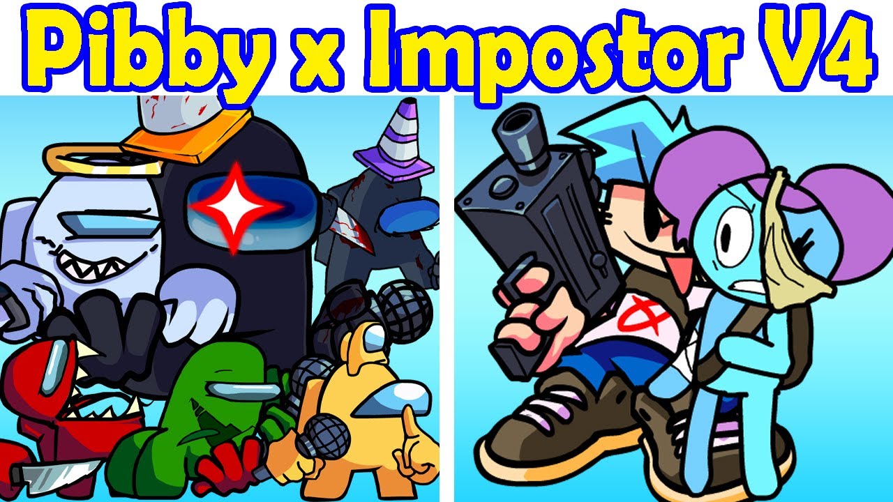 Friday Night Funkin' Pibby & BF VS Impostor V4 Fanmade 3.0 (FNF Mod ...