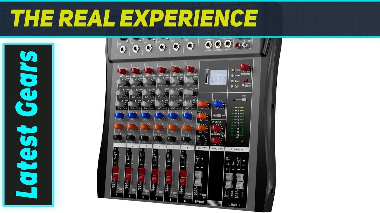 ReviewNEW BAXS 6 Channel Mixer: Best Budget Audio Interface for Studio ...