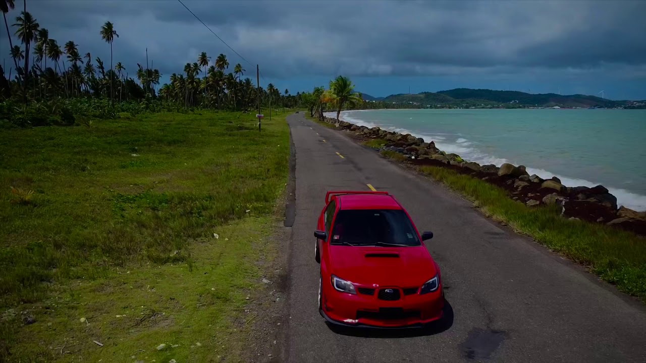 Cruising by the coast in my subaru impreza - YouTube