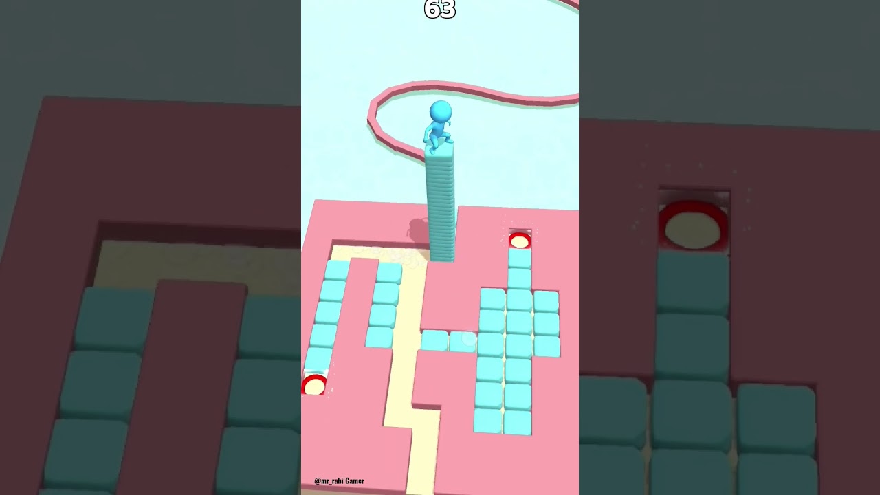 stacky dash game video level 6 stacky dash 3d gameplay walkthrough mind ...