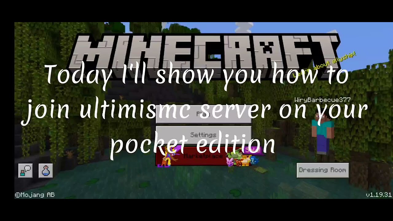 How to join ultimismc in pocket edition. - YouTube