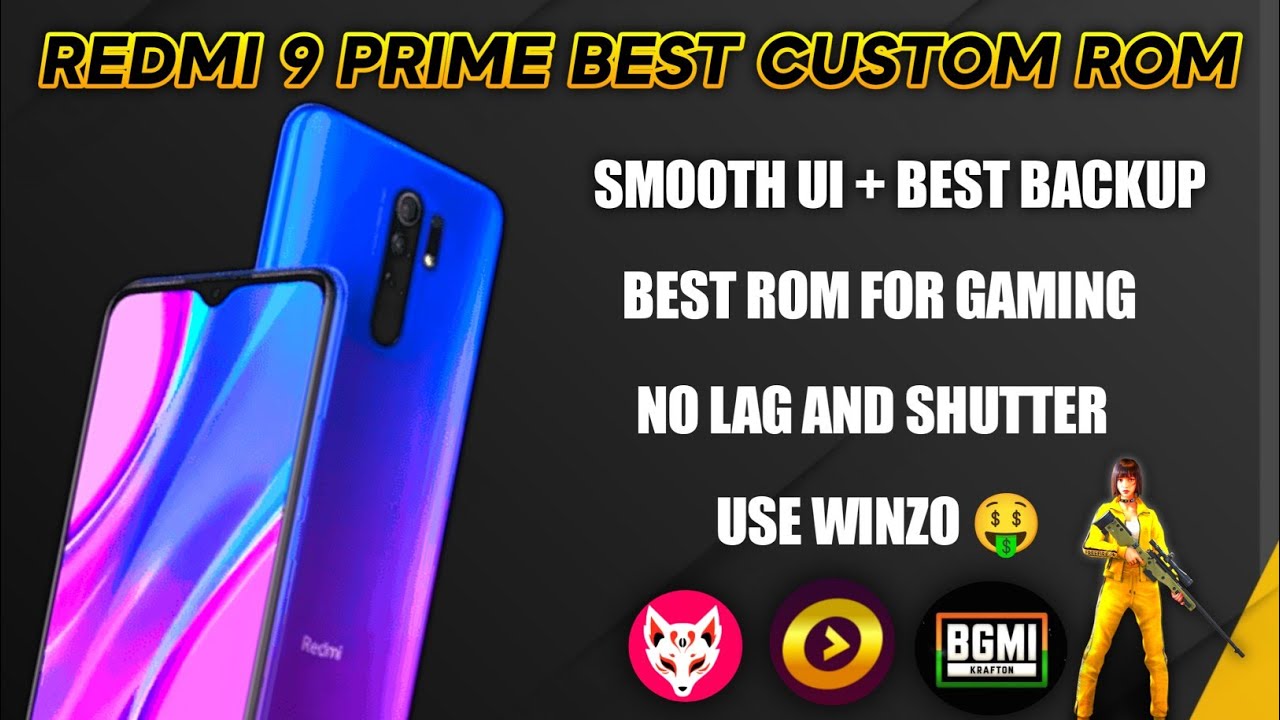 Best Custom Rom For Redmi 9 Prime / Poco M2 | Smooth Ui + Good Battery ...
