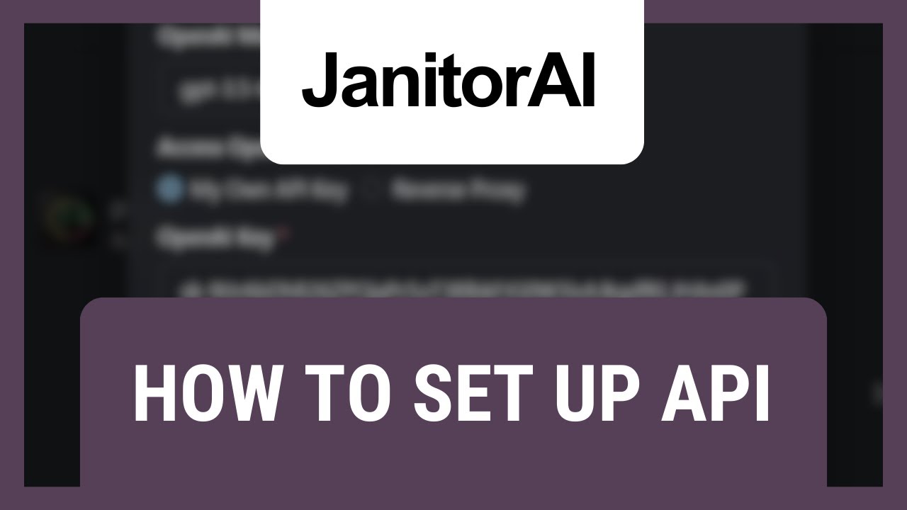 How To Set Up Api On Janitor Ai Youtube