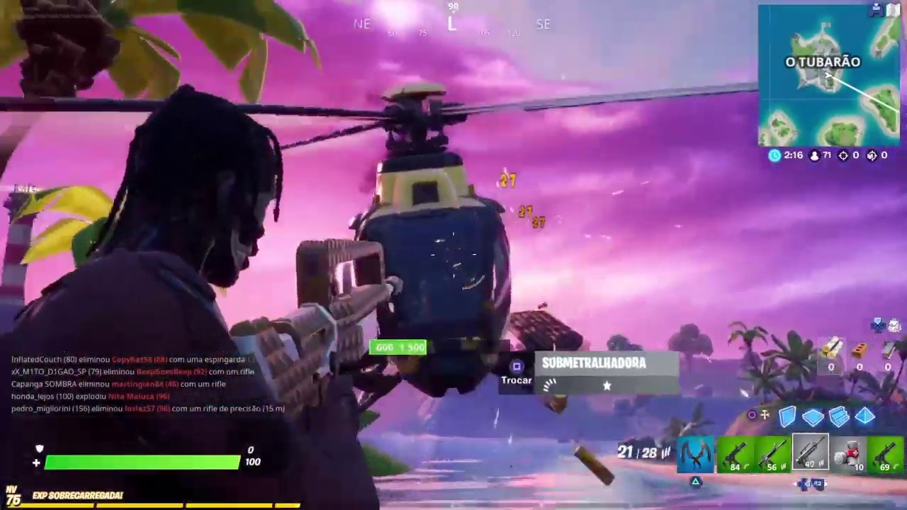 T 3500 Travis Scott Skin Gameplay [Helicopter Destroyed] Terminator ...