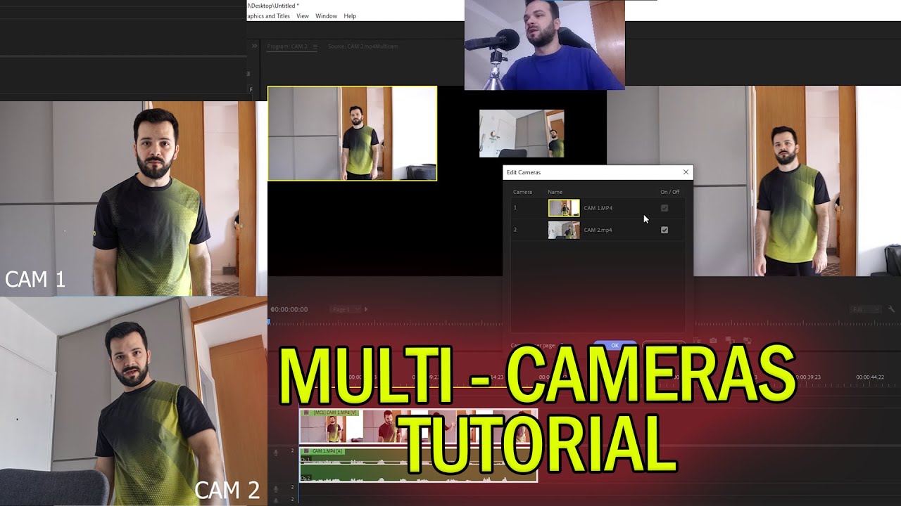 2 OU MAIS CÂMERAS! MULTI-CAMERAS TUTORIAL! - YouTube