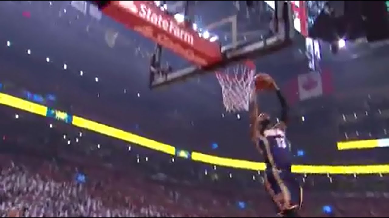 paul george drops a 360 dunk pacers vs raptors Game 7 May 1 2016 2016 ...