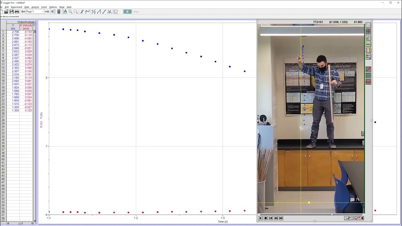 Video Analysis Tutorial - Terminal velocity of coffee filters - YouTube