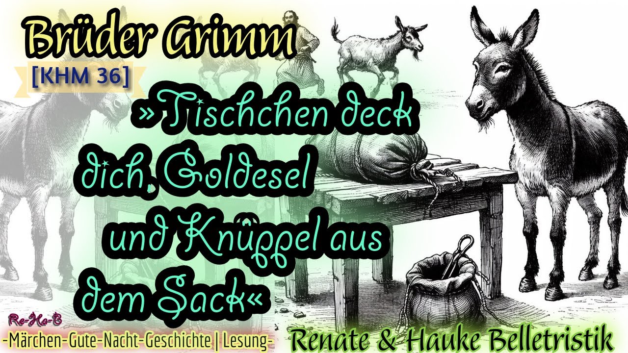 Brüder Grimm: »Tischchen deck dich, Goldesel und Knüppel aus dem Sack ...