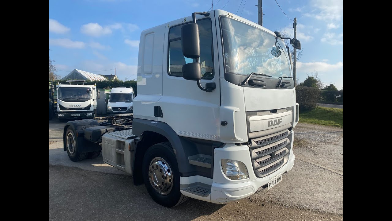 DAF CF410 Sleeper cab 4x2 Tractor Unit For Sale - YouTube