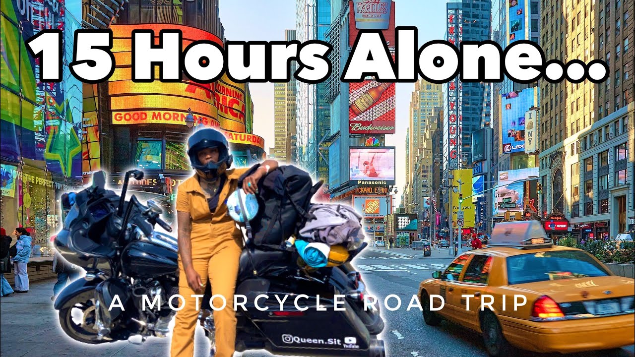 Riding My Road Glide To New York City ALONE! - Harley-Davidson Motovlog ...