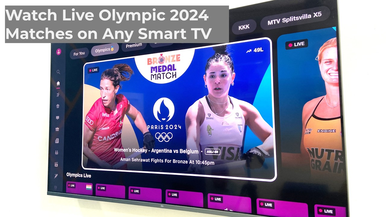 How to Watch Live Olympic 2024 Matches on Any Smart TV - YouTube