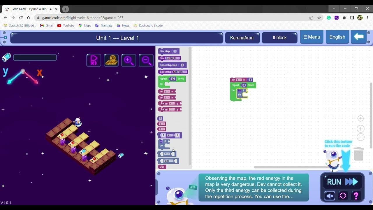Blockly Video 12 - Use of If statement - YouTube