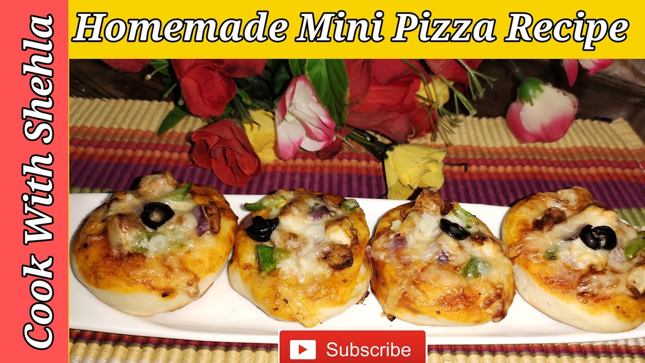 Best Homemade Mini Pizza Recipe Step By Step | How To Make Easy Mini ...
