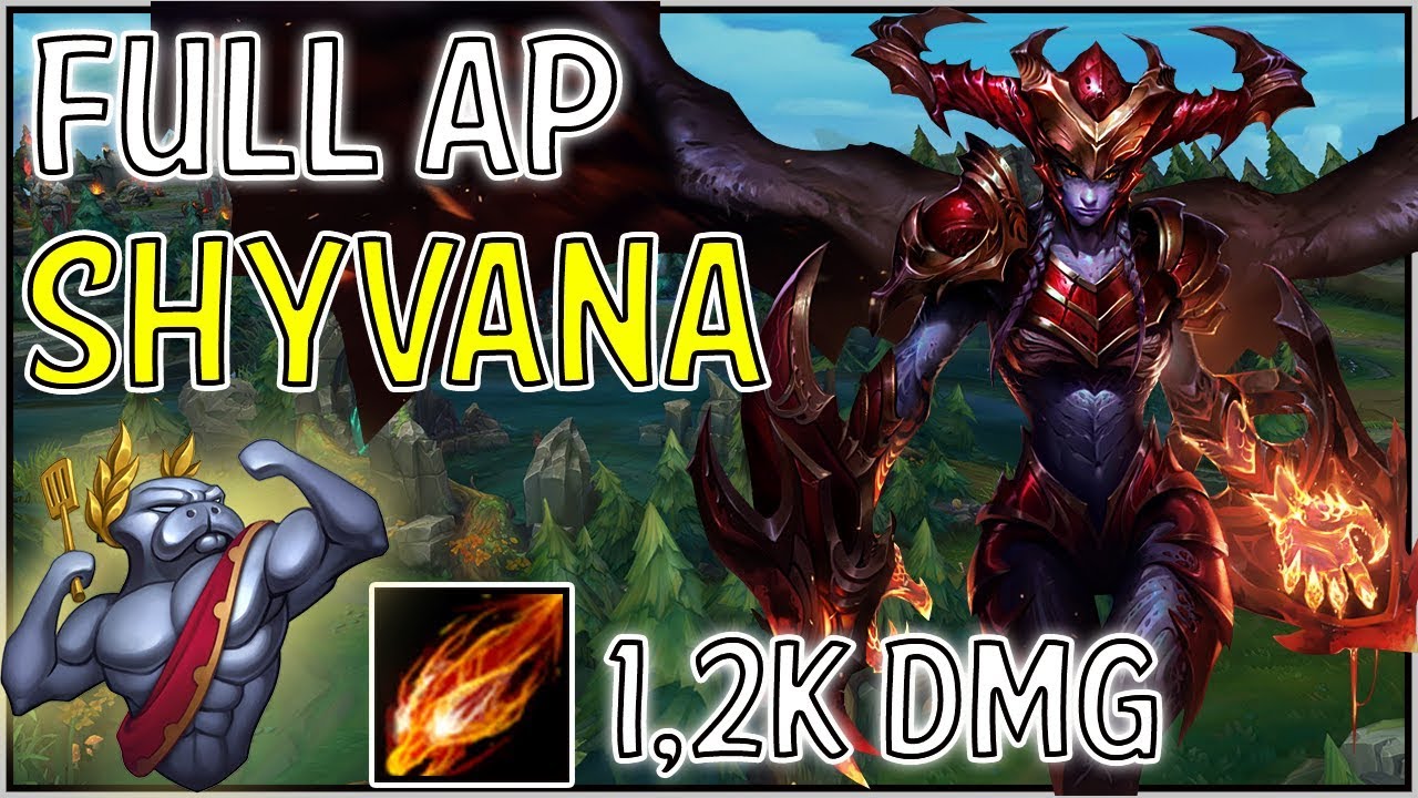 Shyvana Ap One Shot - League of Legends - YouTube