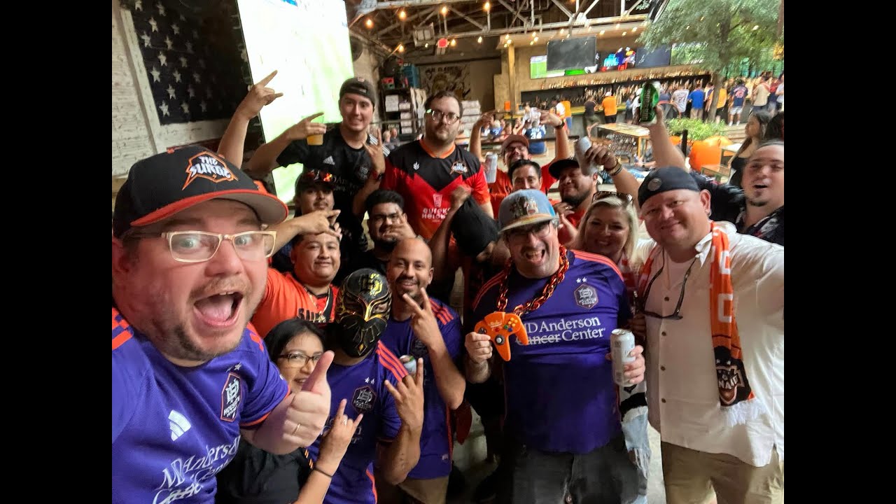 713 NIGHT IN HOUSTON! Dynamo tie Minnesota - Hurricane Beryl - Rain ...
