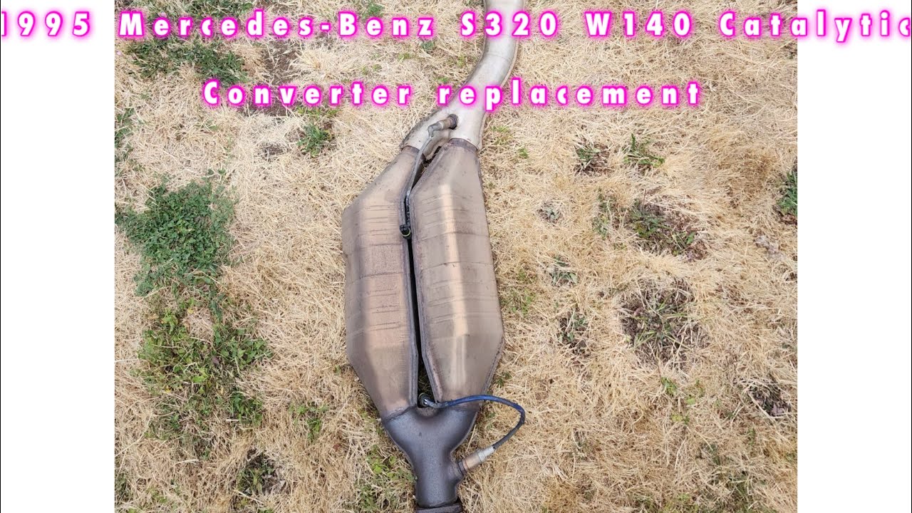 1995 Mercedes-Benz S320 W140 M104 Catalytic Converter replacement Part ...
