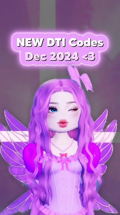 NEW DTI CODES!! 🎀 - YouTube
