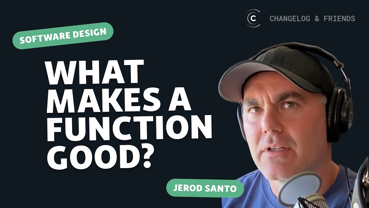 Three things to think about when designing a function - YouTube