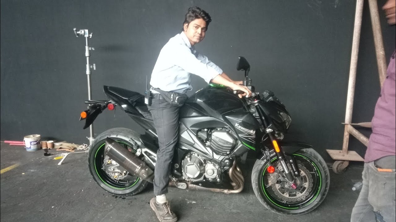 Kawasaki bike# riding Ninja# shooting time#ayansh star - YouTube