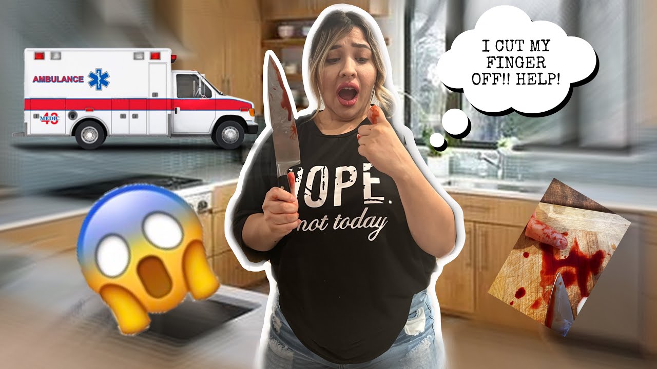 I CUT MY FINGER OFF!!! … *PRANK GONE WRONG* #spookyseason #prank # ...