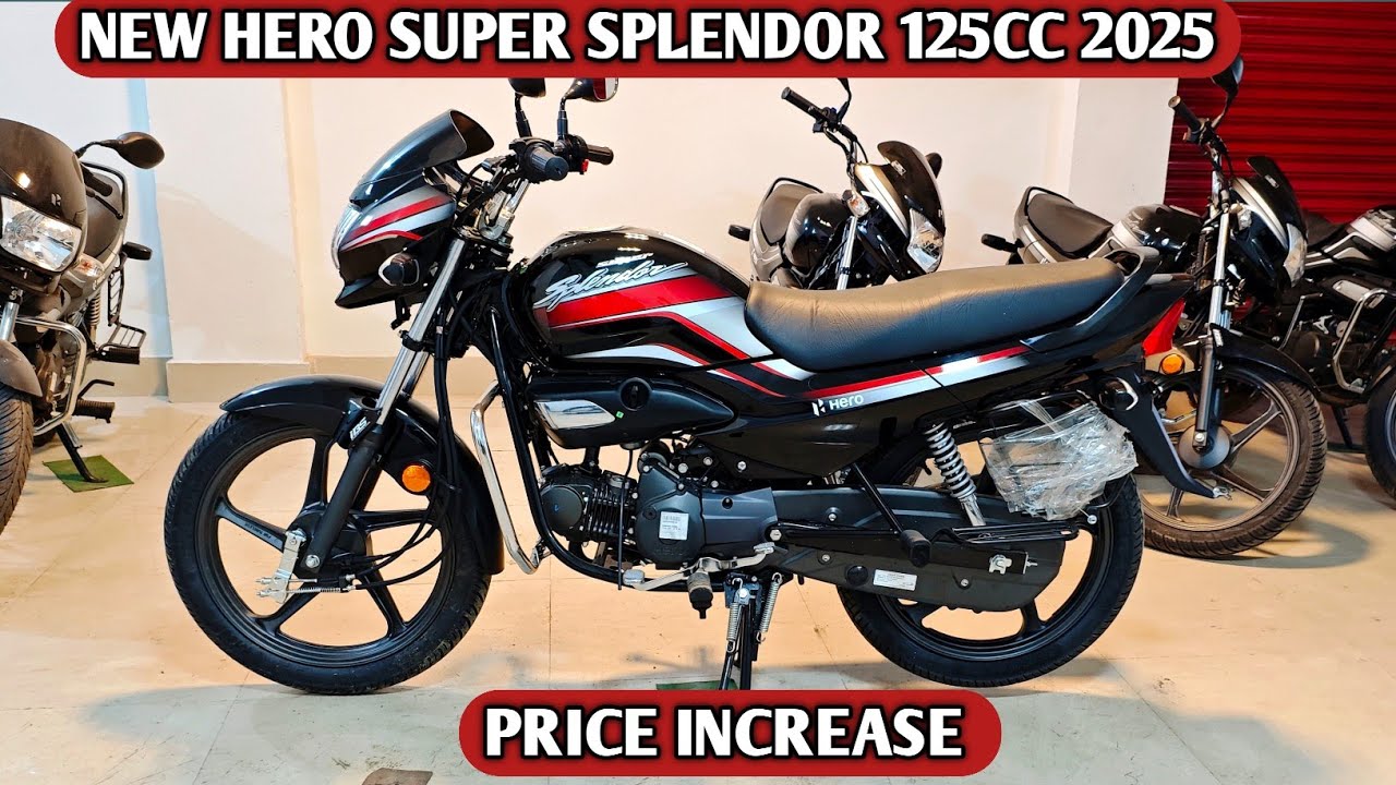 New hero super splendor 125cc 2025 | hero super splendor 125 price in ...
