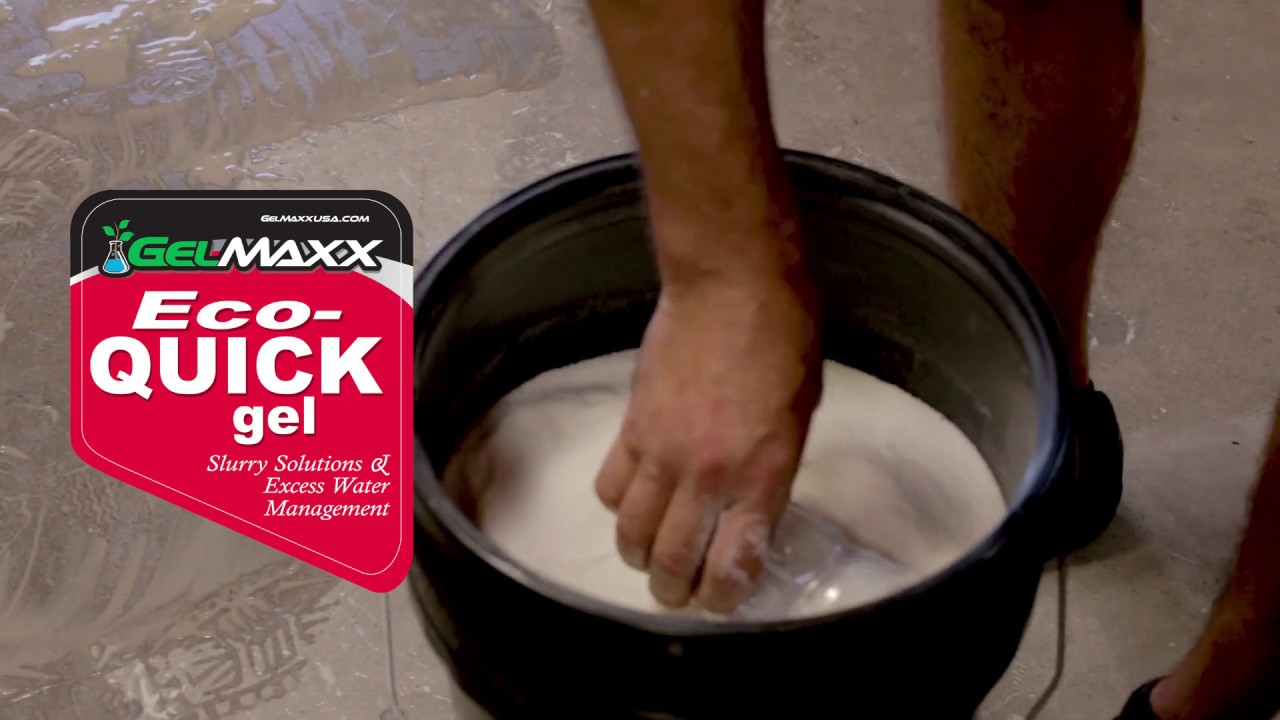 Concrete Slurry clean up - YouTube
