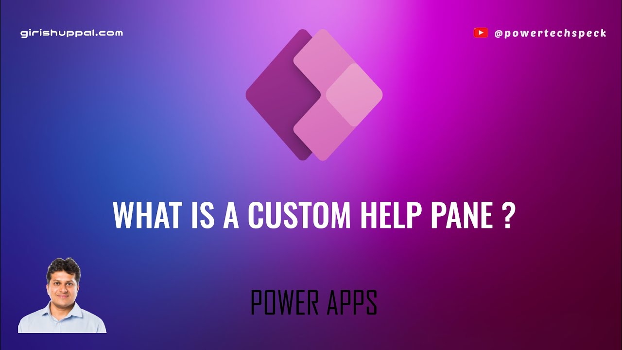 What is a Custom Help Pane ? - YouTube